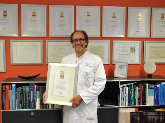 Dr. med. Hansjörg Keller auf Focus-Bestenliste