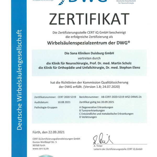 Startseite | Orthopädie & Unfallchirurgie | Duisburg | Sana Kliniken AG