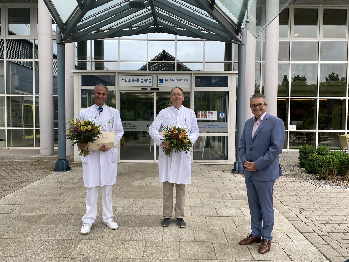 Doppeltes 10jähriges Dienstjubiläum - Chefärzte Prof. Sinha und Dr ...