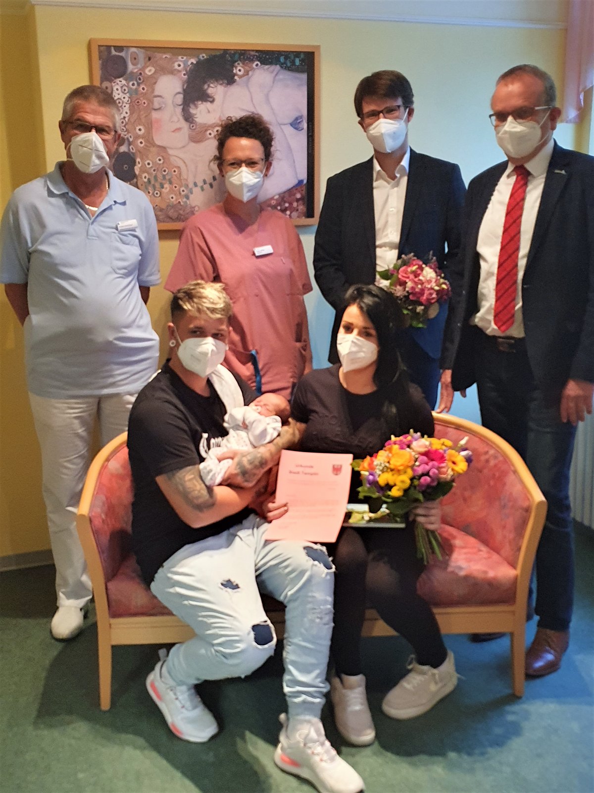 Merle ist das 100. Baby 2022 im Sana Krankenhaus Templin